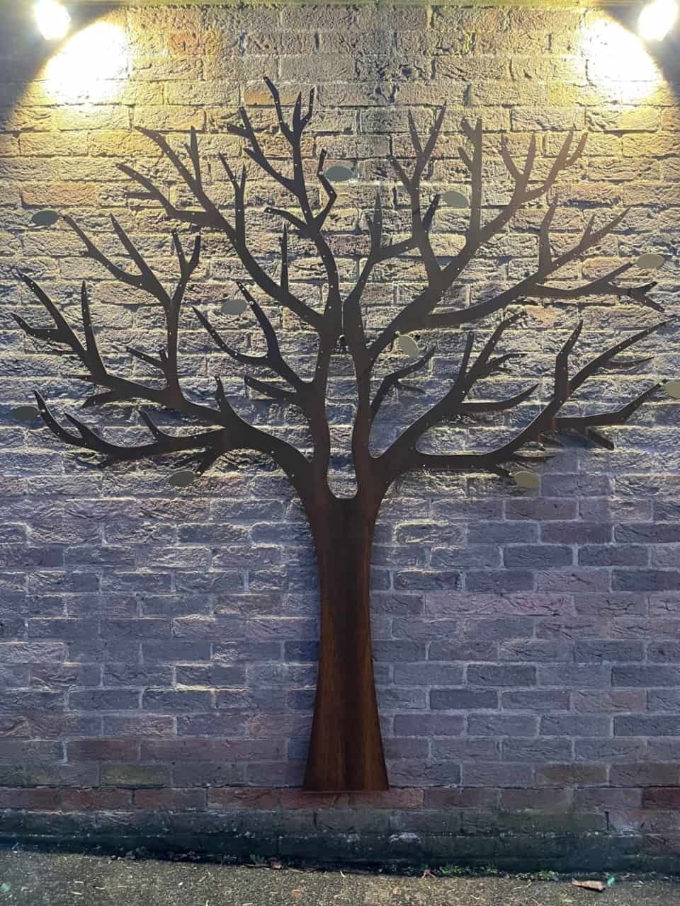 Wall mounted memorial tree | Memorial-trees.co.uk